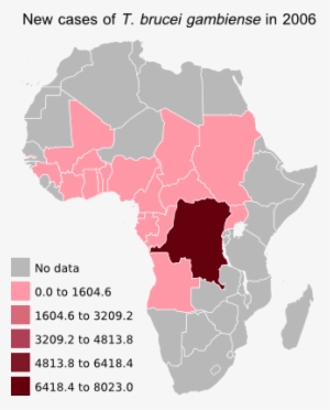 New Cases Of Gambiense In - Trypanosoma Brucei Rhodesiense Map ...