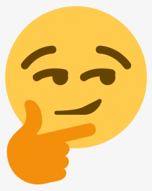 Smirthinking - Thinking Smirk Discord Emoji - 1354x1686 PNG Download ...