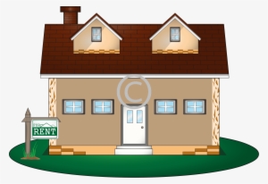 House With For Rent Sign - House - 2771x1909 PNG Download - PNGkit