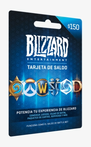 Gift Card - Blizzard Balance Card - 573x928 PNG Download - PNGkit