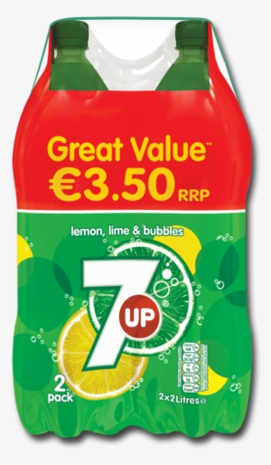 7up Twin Pack 2x2ltr - 7up New - 800x800 PNG Download - PNGkit