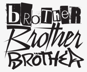 Brother - Calligraphy - 1500x1500 PNG Download - PNGkit