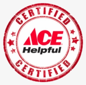Ace Helpful Certified Stamp - Ace Hardware - 432x419 PNG Download - PNGkit