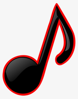 How To Set Use Black/red Music Note Svg Vector - 468x594 PNG Download ...