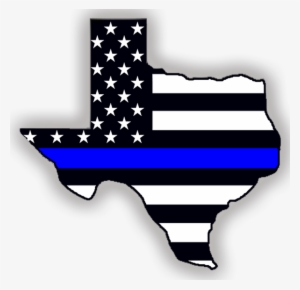 Clip Art Freeuse Indoor Outdoor Stickers Thin Blue - Texas Blue Line ...
