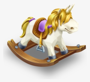 Rocking Unicorn - Wiki - 550x550 PNG Download - PNGkit