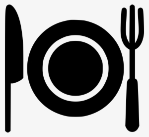 Fork Plate Knife Vector - Plate Knife And Fork Outline - 400x400 PNG ...
