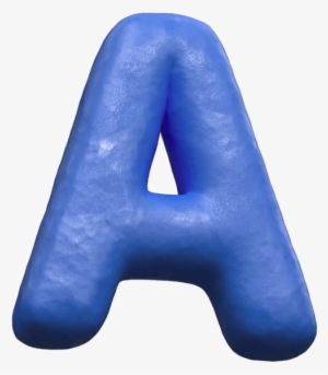 Blue Clay Font - Clay Fonts - 595x595 PNG Download - PNGkit