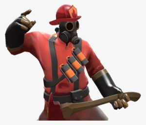 Pyro With The Brigade Helm Tf2 - Pyro Tf2 Png - 600x513 PNG Download ...