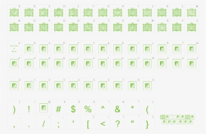 Font Lattice Letter Preview - Number - 1300x850 PNG Download - PNGkit