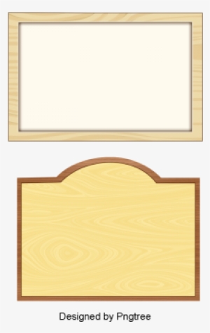 Exquisite Cartoon Cute Retro Wood Label Title Bar, - Cartoon - 640x640 ...