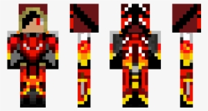 Minecraft Skin Destinywarlock - Skin Minecraft Fire Gamer - 600x348 PNG ...