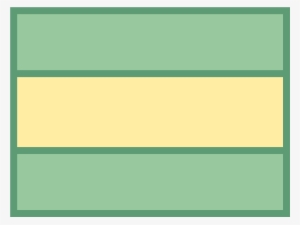 Horizontal Flag Icon - Rectangle - 1600x1600 PNG Download - PNGkit