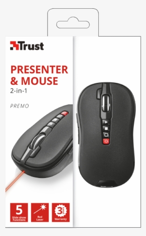 Box Contains - Trust Premo - Wireless Optical Mouse - Pc - Black ...