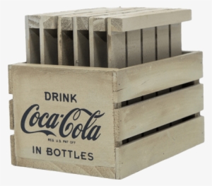 Coca-cola Rustic Natural Mini Crate W/mini Pallets - Coca Cola Cm Song ...