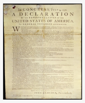 The Dunlap Broadside - Declaration Of Independence Png Transparent ...