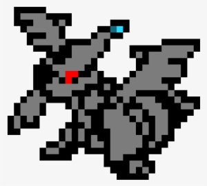 Zekrom - Zekrom Pixel Art Transparent - 380x320 PNG Download - PNGkit
