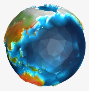 Lowpolyearth Lowpolyearth1 - Low Poly Earth Png - 590x590 PNG Download ...