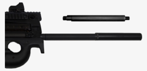 Ps90 Threaded Barrel Shroud - P90 Barrel - 800x391 PNG Download - PNGkit