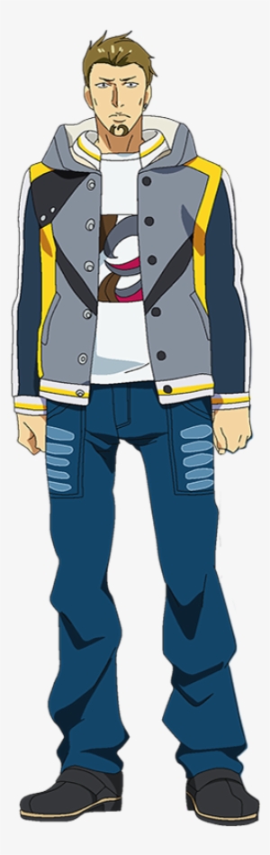 Banjou Anime Design Front View - Banjou Kazuichi - 496x827 PNG Download ...