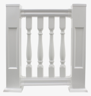 V410 With Turned Vinyl Balusters - Baluster - 2317x2312 PNG Download ...