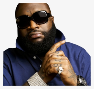 Rick Ross Gets A New Face Tatoo - Rick Ross Beard Type - 400x379 PNG ...