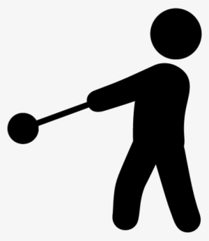 Athletics - Hammer Throw Logo Png - 513x513 PNG Download - PNGkit