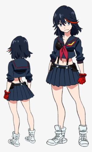 Ryūko Matoi - Kill La Kill Ryuko Character Design - 800x1195 PNG ...