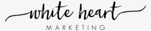 White Heart Marketing - Calligraphy - 2340x921 PNG Download - PNGkit