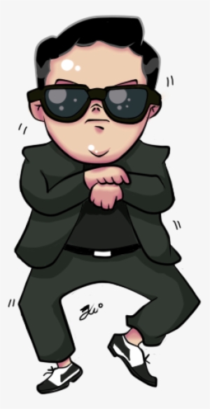 Psy Cartoon - Gangnam Style Emoji Png - 309x576 PNG Download - PNGkit