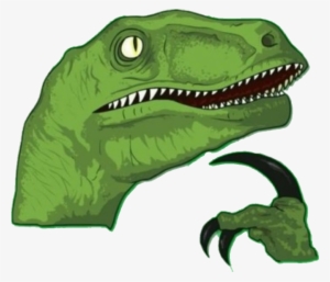 Raptor Thinking Hmm Thinkingdinosaur Meme Thinking - Мем Велоцираптор ...