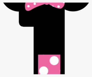 Minnie Mouse Clipart Number - Numero 1 Da Minnie Rosa - 640x480 PNG ...