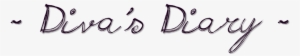 Diva's Diary - Calligraphy - 1042x223 PNG Download - PNGkit