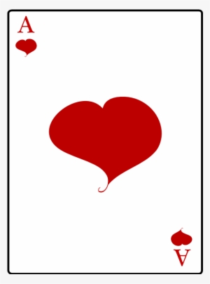 Ace Of Hearts Playing Card - Heart Card Png - 800x800 PNG Download - PNGkit