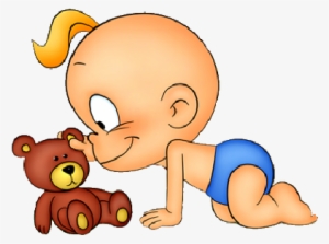 Baby Playing Images Are On A Transparent Background - Funny Cartoon ...