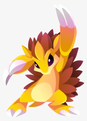 028 Sandslash By Miss-glitter - Pokemon Sandslash Chibi - 463x586 PNG ...