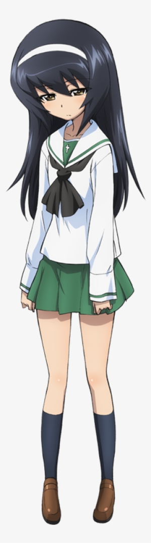 Makoofficial - Girls Und Panzer Reizei - 384x960 PNG Download - PNGkit