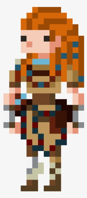[fanart] My Very Simple Pixel Interpretation Of Aloy - Imgur Llc ...