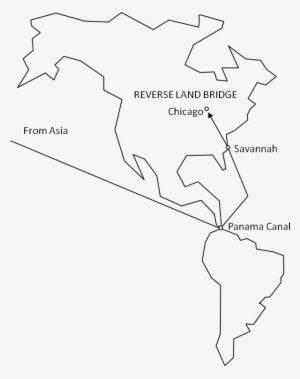 Reverse Land Bridge - Micro Land Bridge Shipping - 631x798 PNG Download ...