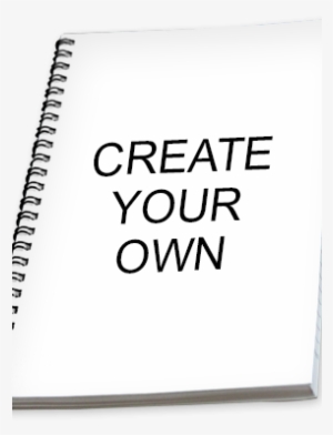 Create Your Own Promotional Notebook Create Your Own - Paper - 284x426 ...