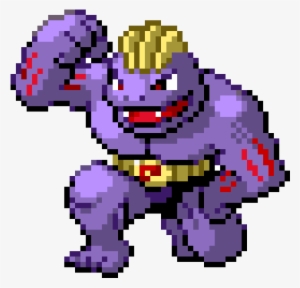 067 - Machoke Pixel Art - 600x600 PNG Download - PNGkit