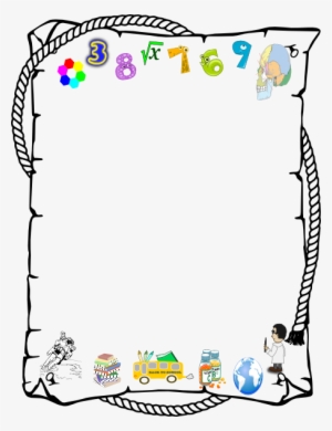 7taoyrrrc - Number Borders And Frames - 456x593 PNG Download - PNGkit