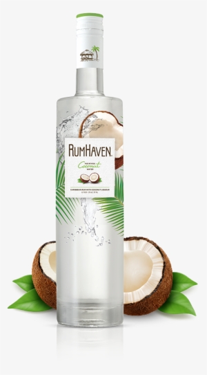 Coconut Water Rum - Rumhaven Rum - 580x908 PNG Download - PNGkit