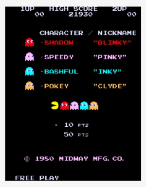 Views - Pacman Arcade Title Screen - 600x600 PNG Download - PNGkit
