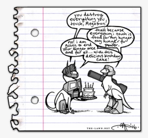 Happy Birthday Megatron - Bipolar - 768x626 PNG Download - PNGkit