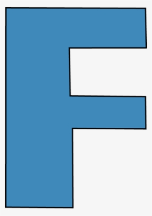 Blue Alphabet Letter F - Blue Letter F Clipart - 387x550 PNG Download ...