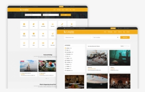Yellow Pages Website Script In Php Laravel - Php - 726x460 PNG Download ...