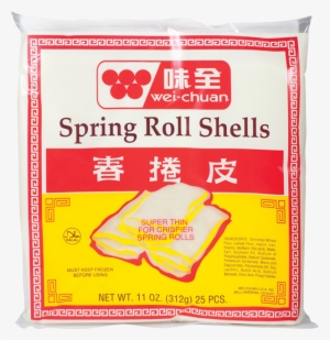 Fz Wc Egg Roll Shell - Wei Chuan Spring Roll Shells - 640x640 PNG ...