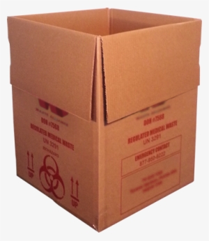 Biohazard Box Biohazard Container Biomedical Waste - Box - 356x411 PNG ...