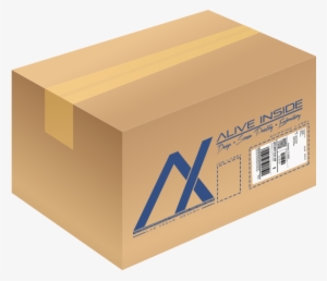 Alive Inside Shipping Box - Dexron - 600x516 PNG Download - PNGkit